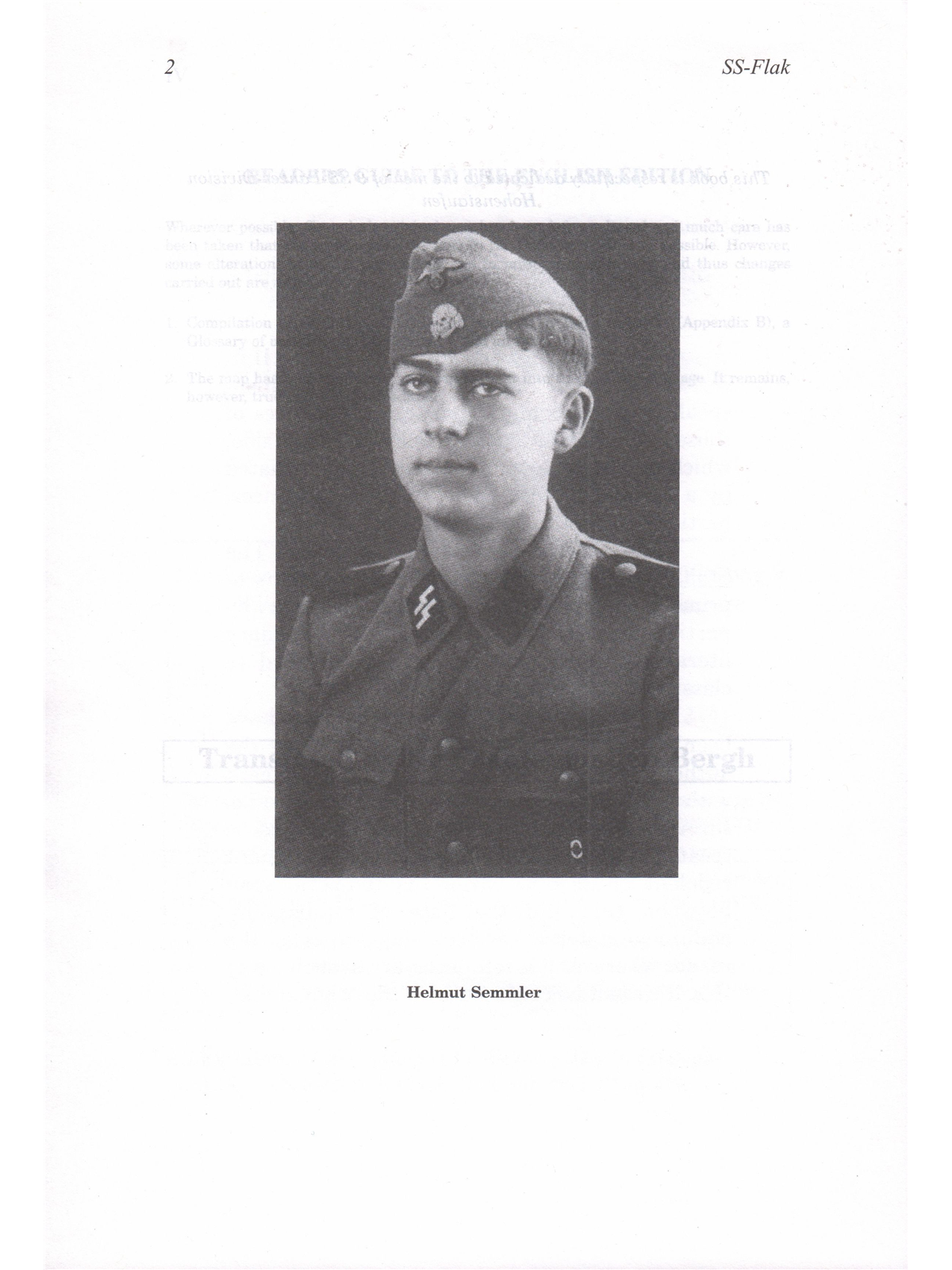 SS Flak Memoir of SS-Sturmmann Helmut Semmler - 20th Century House