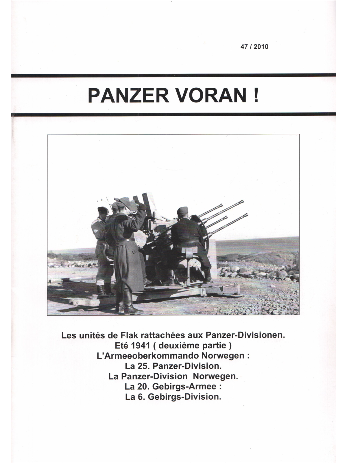 Panzer voran No 47 Flak, 25 panzer division, panzer division Norwegen ...